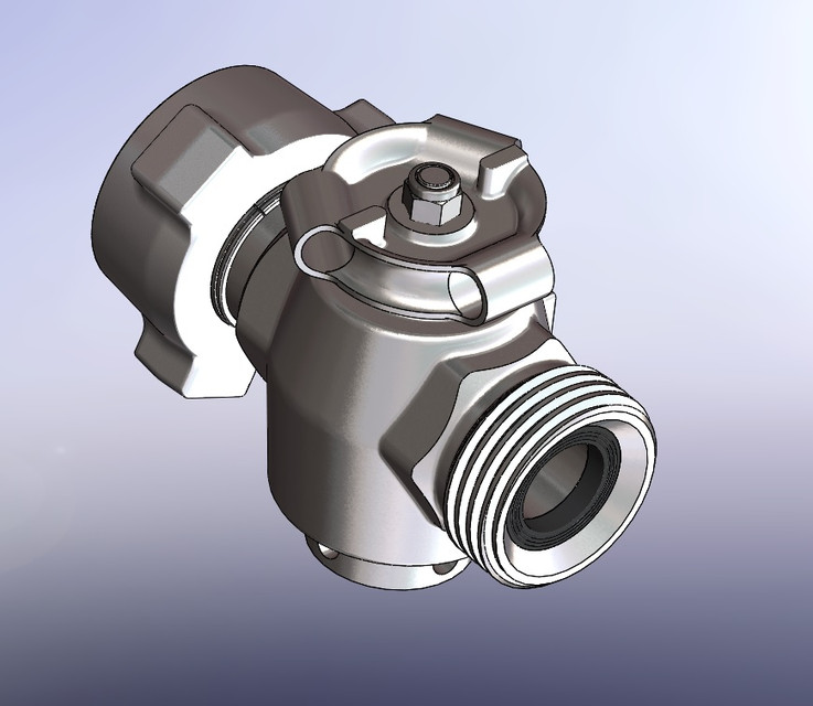 Pressure Reducing Valve Genebre 3/4'' 3D CAD Model Library, 41% OFF