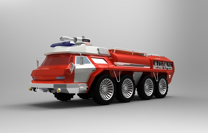 Firefighter vehicle