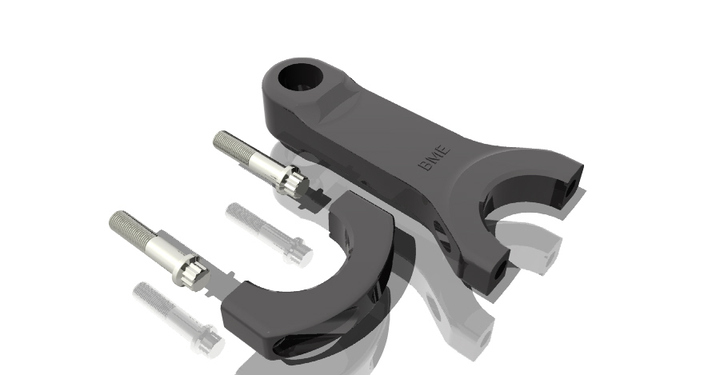 BME Top Fuel nitro piston connecting rod - STL, STEP / IGES, SOLIDWORKS ...