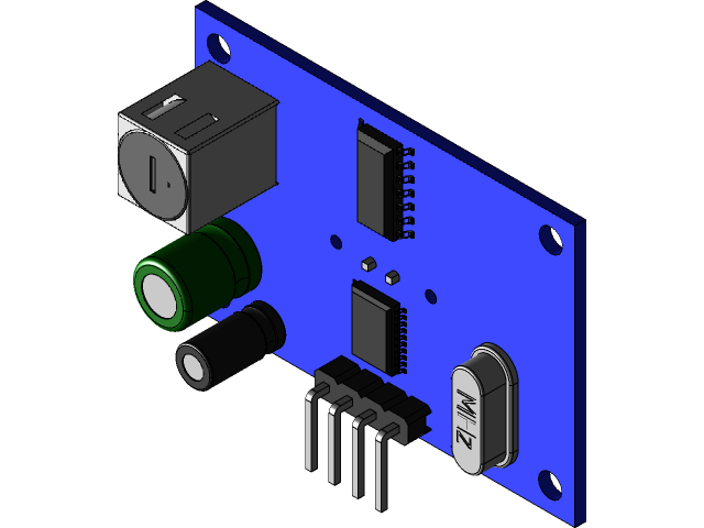 JSN SR04T Ultrasonic Distance Sensor 3D CAD Model Library, 59% OFF