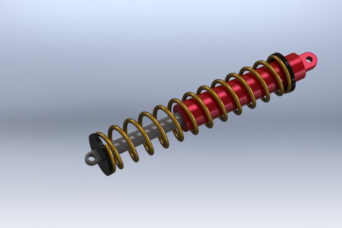 RC car suspension - SOLIDWORKS - 3D CAD model - GrabCAD