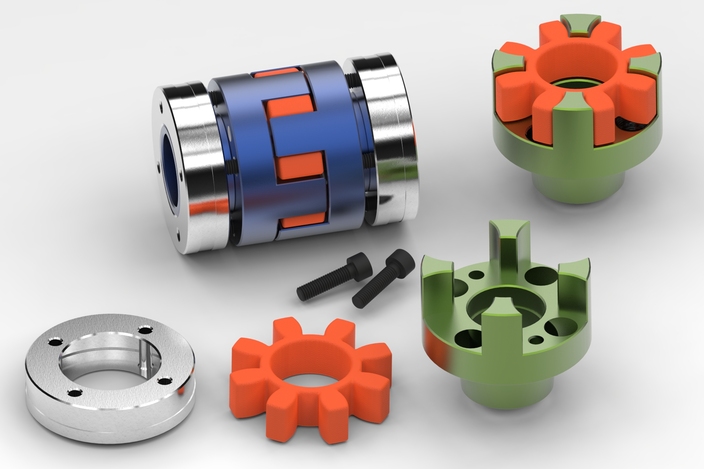 Motor coupling - Accouplement - SOLIDWORKS - 3D CAD model - GrabCAD