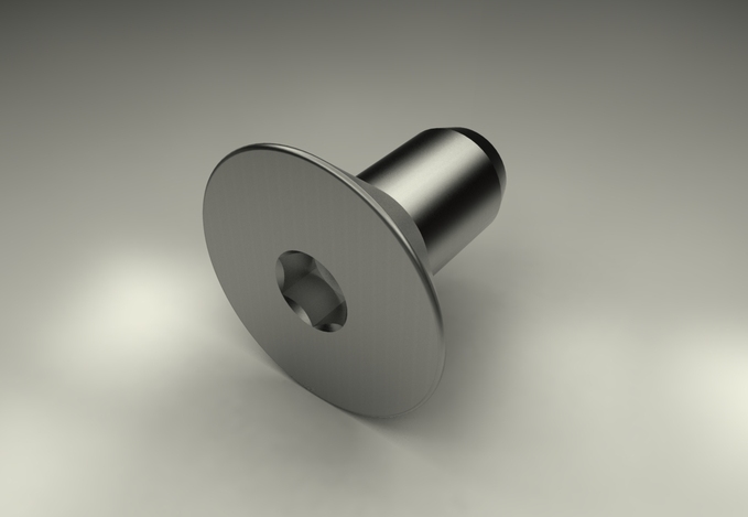 #0 Stainless Steel Flat Head Cap Screw - SOLIDWORKS - 3D CAD model ...