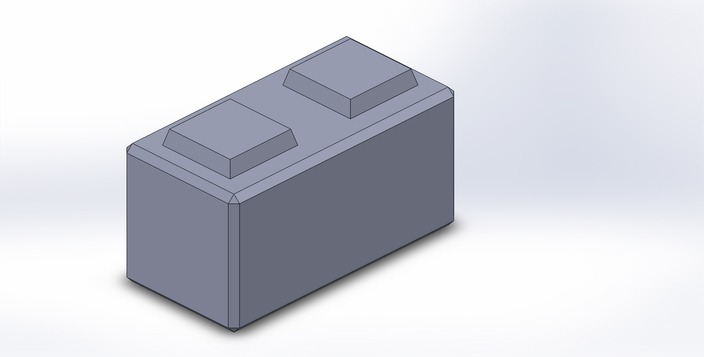Concrete Block - Gravity - STL, SOLIDWORKS - 3D CAD model - GrabCAD