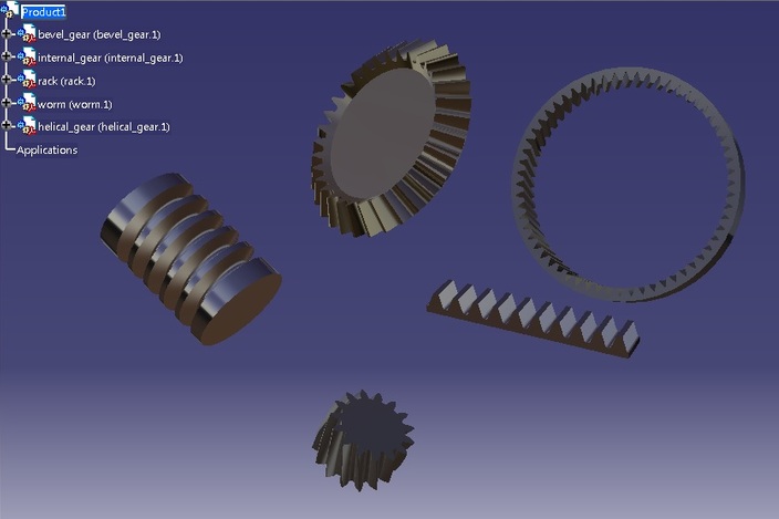 catia parametric gears - CATIA - 3D CAD model - GrabCAD
