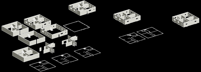 3D Floor Plan - AutoCAD - 3D CAD model - GrabCAD