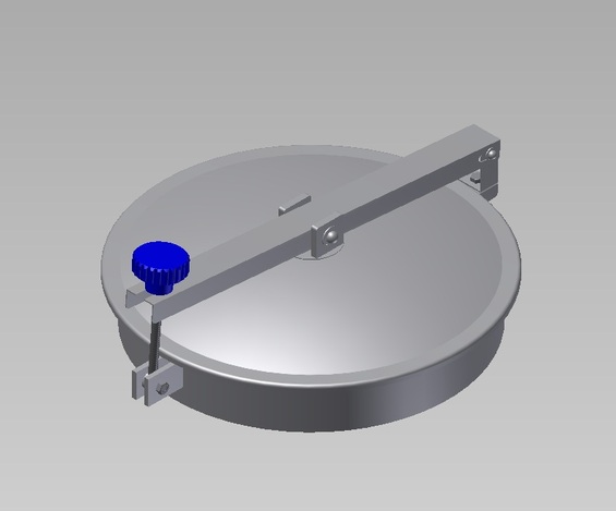 Manhole tank Ø400 - STEP / IGES, SOLIDWORKS - 3D CAD model - GrabCAD