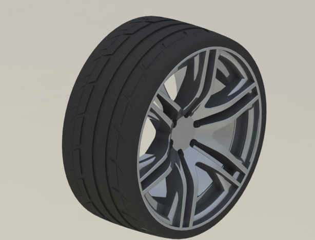 wheel rim - STL, SOLIDWORKS - 3D CAD model - GrabCAD