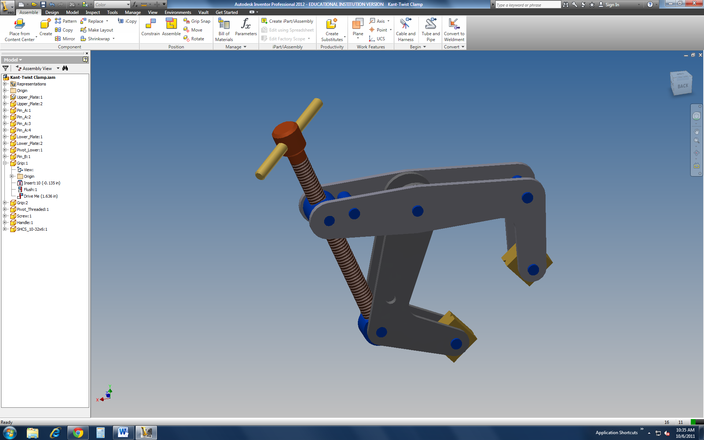 Kant Twist Clamp - Autodesk Inventor - 3D CAD model - GrabCAD