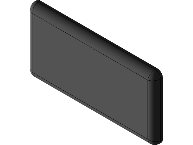 Profile End Cap | 3D CAD Model Library | GrabCAD