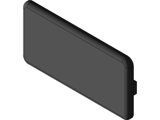 Profile End Cap | 3D CAD Model Library | GrabCAD