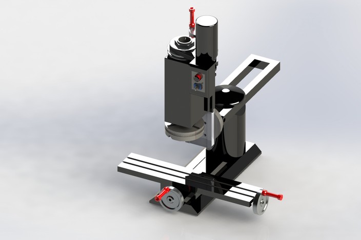 Sherline 2000 mill - STL, SOLIDWORKS - 3D CAD model - GrabCAD