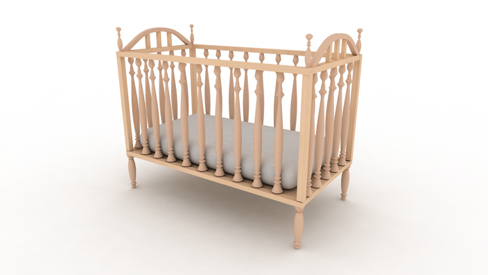 baby cot - Autodesk 3ds Max - 3D CAD model - GrabCAD