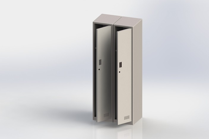 locker - SOLIDWORKS - 3D CAD model - GrabCAD