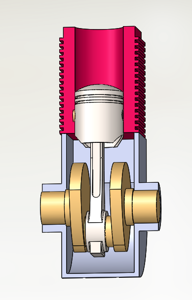 Mini Engine | 3D CAD Model Library | GrabCAD