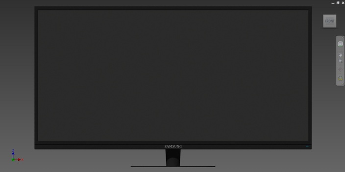 Samsung LED TV 70’’ - Autodesk Inventor, STL - 3D CAD model - GrabCAD