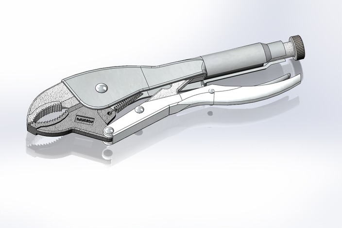 Vice Grip Pliers - SOLIDWORKS - 3D CAD model - GrabCAD