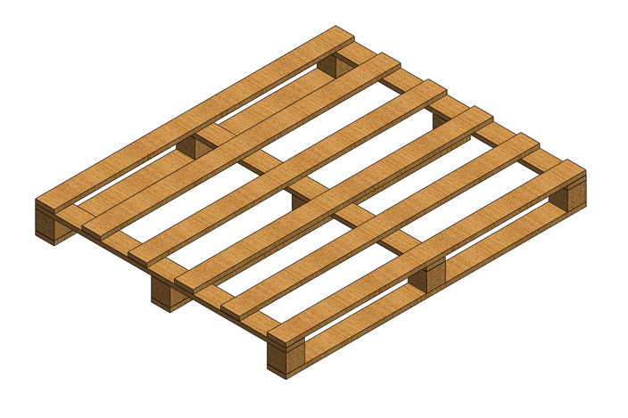 Pallet 100x120 T7 - STEP / IGES - 3D CAD model - GrabCAD