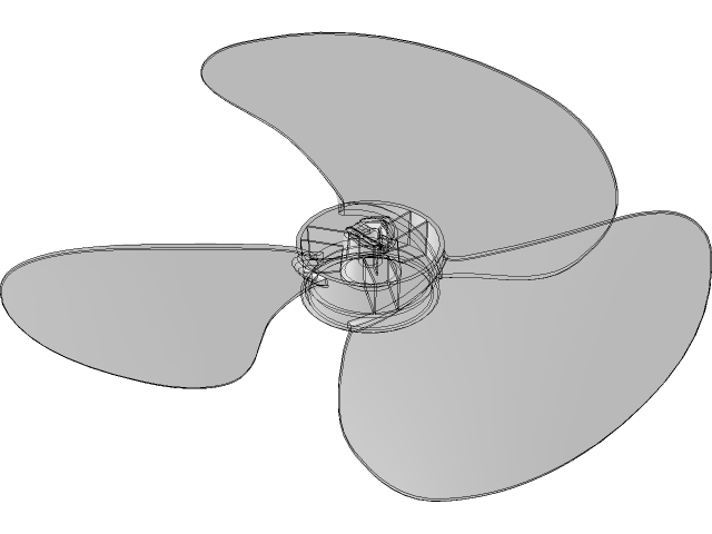 Fan Propeller Drawing