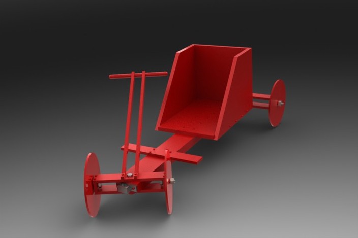 Go cart - Gravity racer - SOLIDWORKS - 3D CAD model - GrabCAD