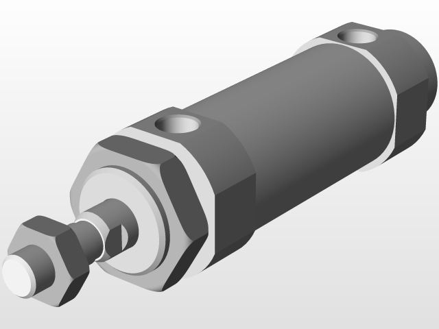 Pneumatic Cylinder Dwg – Pneumatic Cylinders Cad – BVFSXM