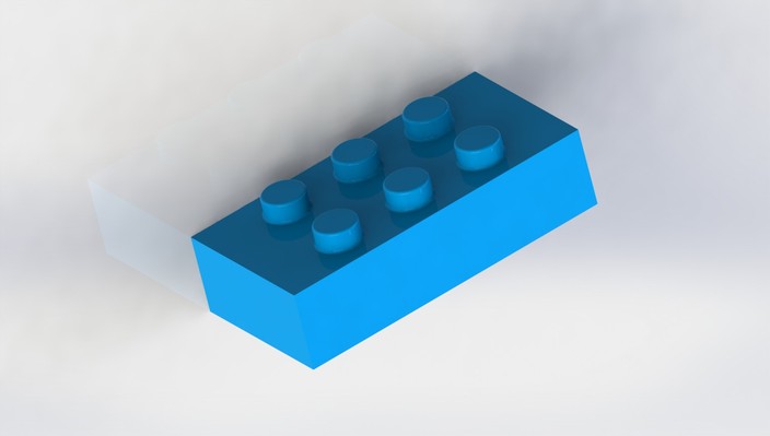 Lego Block - STL, STEP / IGES, SOLIDWORKS - 3D CAD model - GrabCAD