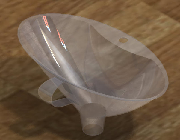 Funnel Stl Solidworks 3d Cad Model Grabcad