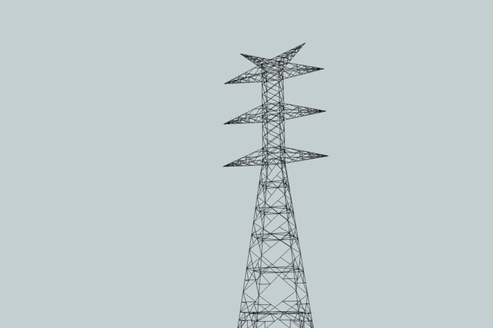 Power pole - SketchUp - 3D CAD model - GrabCAD