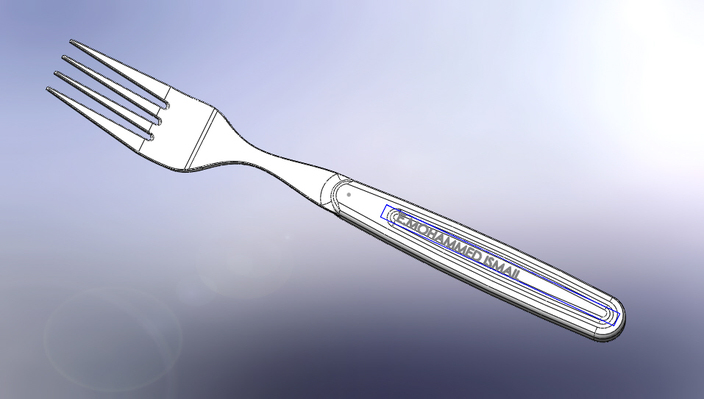 FORK - STL, SOLIDWORKS - 3D CAD model - GrabCAD