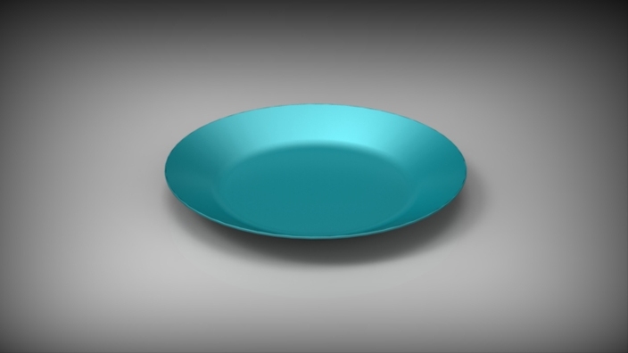 Simple dinner plate - Solid Edge - 3D CAD model - GrabCAD