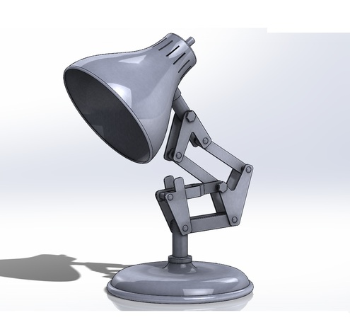 Pixar Lamp - STL, STEP / IGES, SOLIDWORKS - 3D CAD model - GrabCAD