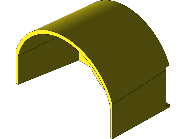 M22-XGPV Guard Ring for E-Stop, Yellow, 22mm | 3D CAD Model Library ...