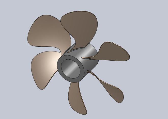 Propeller Fan - SOLIDWORKS - 3D CAD model - GrabCAD