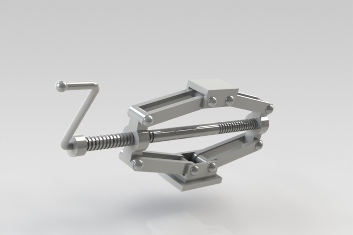 car jack(Toggle jack) - STEP / IGES, SOLIDWORKS - 3D CAD model - GrabCAD