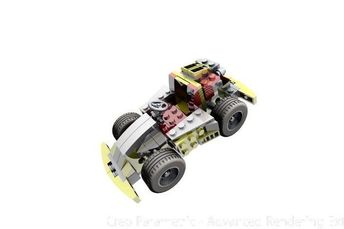 LEGO CAR - PTC Creo Parametric, Solid Edge, Other - 3D CAD model - GrabCAD
