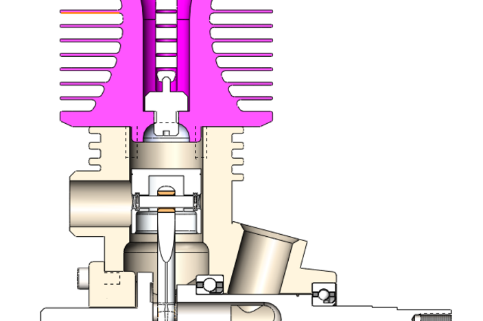 RC Truck Glow Fuel Engine - STEP / IGES, SOLIDWORKS - 3D CAD model ...