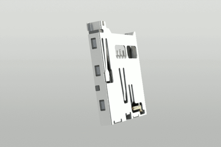 micro SD Card Slot - STEP / IGES, SOLIDWORKS - 3D CAD model - GrabCAD