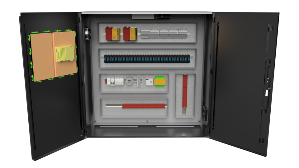 PLC Control Panel | 3D CAD Model Library | GrabCAD