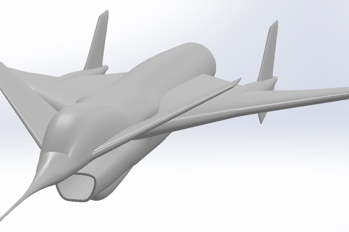 Rockwell HiMAT - Airplane - CATIA, STL, STEP / IGES, SOLIDWORKS, Other ...
