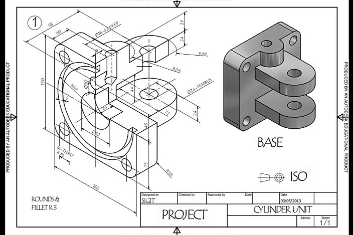 BASE UNIT - Autodesk Inventor - 3D CAD model - GrabCAD