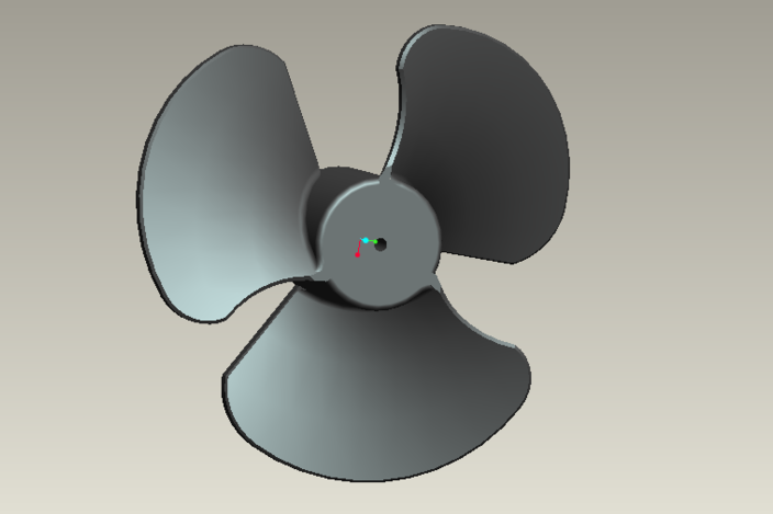 Fan blade - Pro/Engineer Wildfire - 3D CAD model - GrabCAD