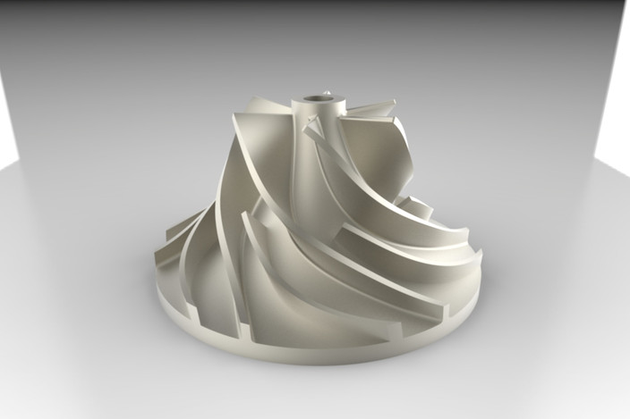 Turbojet Compressor Impeller - AutoCAD, CATIA, NX, STEP / IGES, Other ...