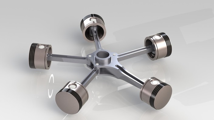 Radial Engine Pistons