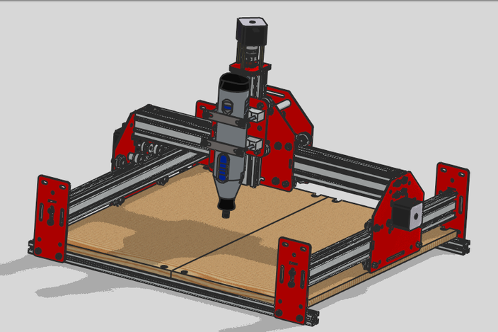 Shapeoko 2 milling machine / Fresadora CN Shapeoko 2 - STEP / IGES - 3D CAD model - GrabCAD