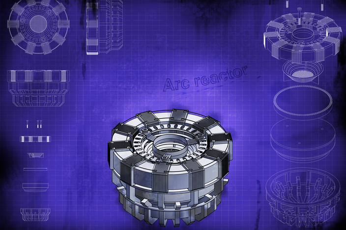 Arc Reactor - - 3D CAD model - GrabCAD