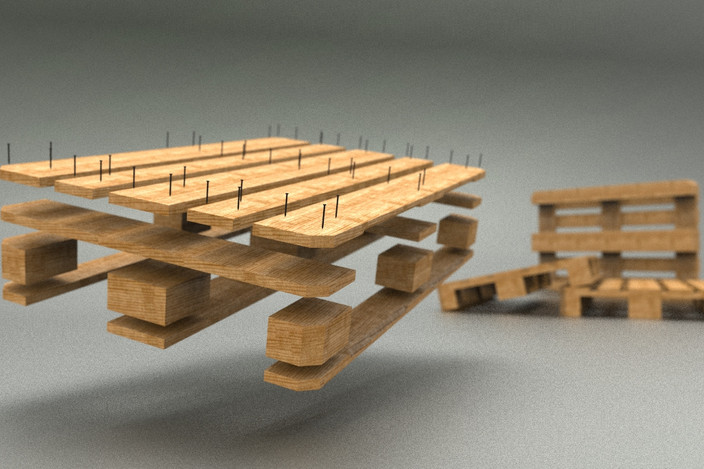 EUR-pallet with nails - SOLIDWORKS - 3D CAD model - GrabCAD