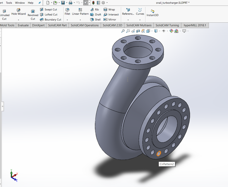 TURBOCHARGE | 3D CAD Model Library | GrabCAD