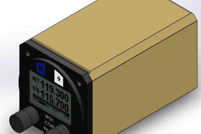 MGL V6 VHF Transceiver - KeyCreator, STEP / IGES, SOLIDWORKS - 3D CAD ...