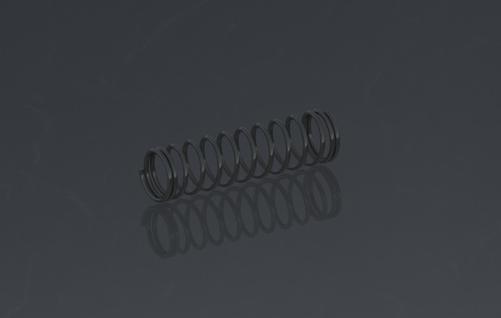 variable pitch spring | 3D CAD Model Library | GrabCAD