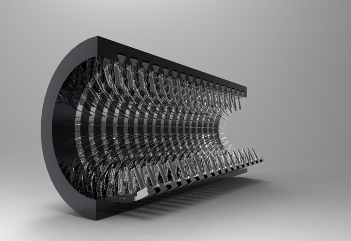 Axial flow compressor casing - SOLIDWORKS - 3D CAD model - GrabCAD